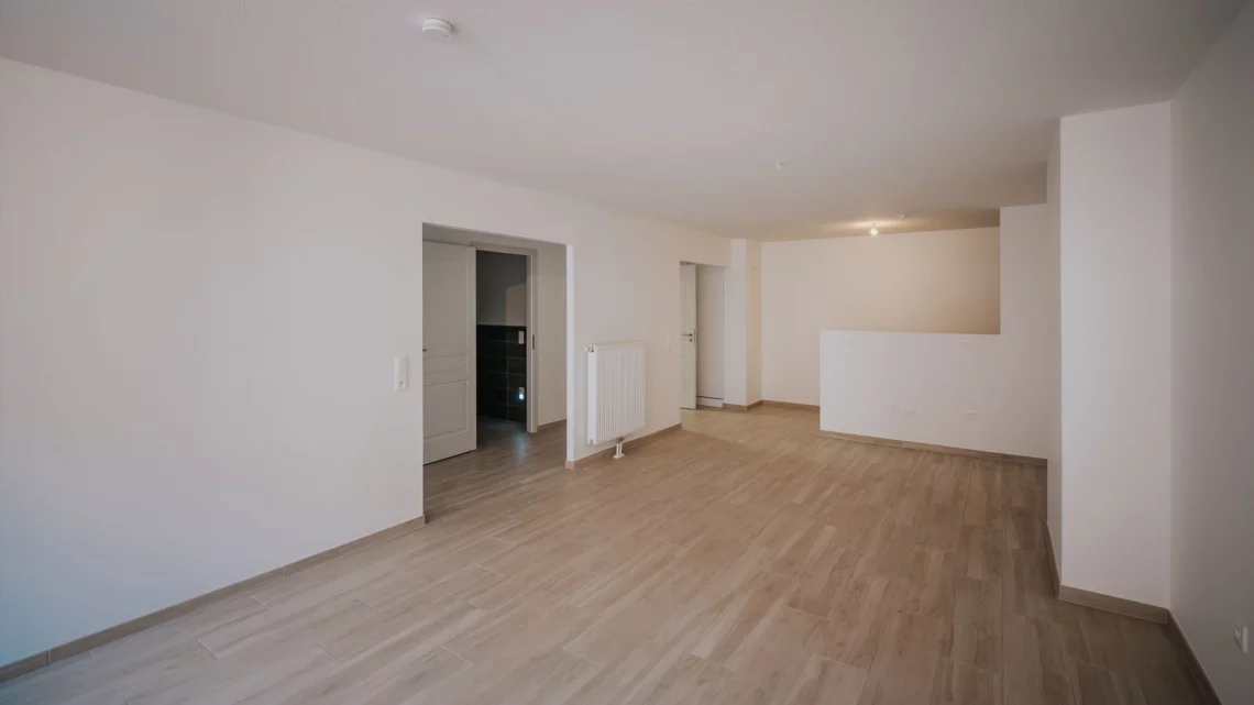 Exemple d'un appartement de type T2 en prêt à décorer au Meyerhof